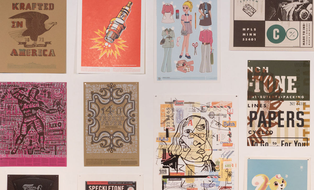 In the Gallery: French Paper & Charles S. Anderson Design – Hamilton ...