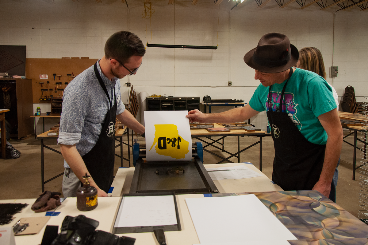 W.A.E.A. visits Hamilton – Hamilton Wood Type Museum