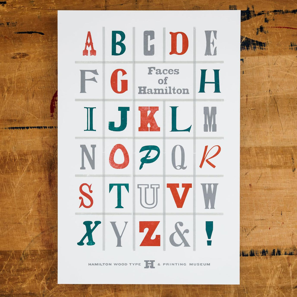 (Type)Faces of Hamilton Poster – Hamilton Wood Type Museum