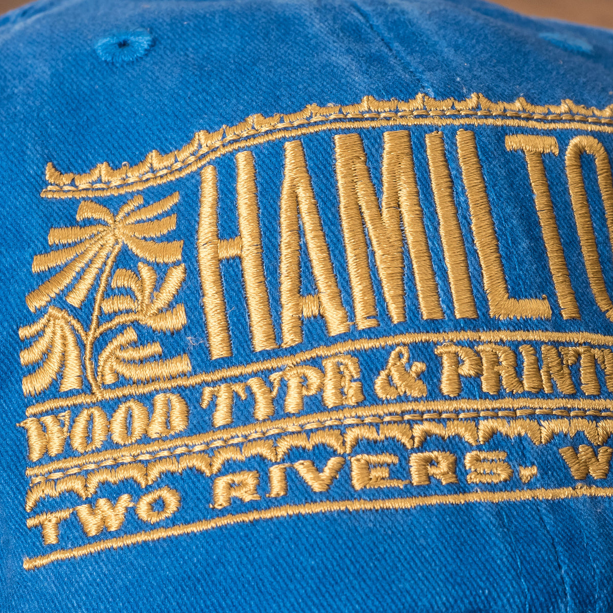 Limited Edition: Royal Blue Dad Cap – Hamilton Wood Type Museum