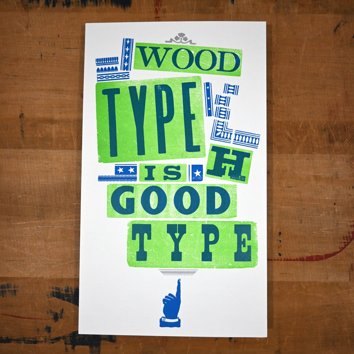 Original Print: Wood Type is Good Type – Hamilton Wood Type Museum