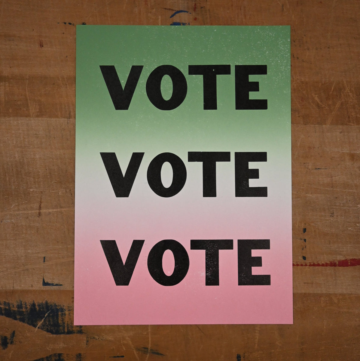 Original Print: VOTE – Hamilton Wood Type Museum