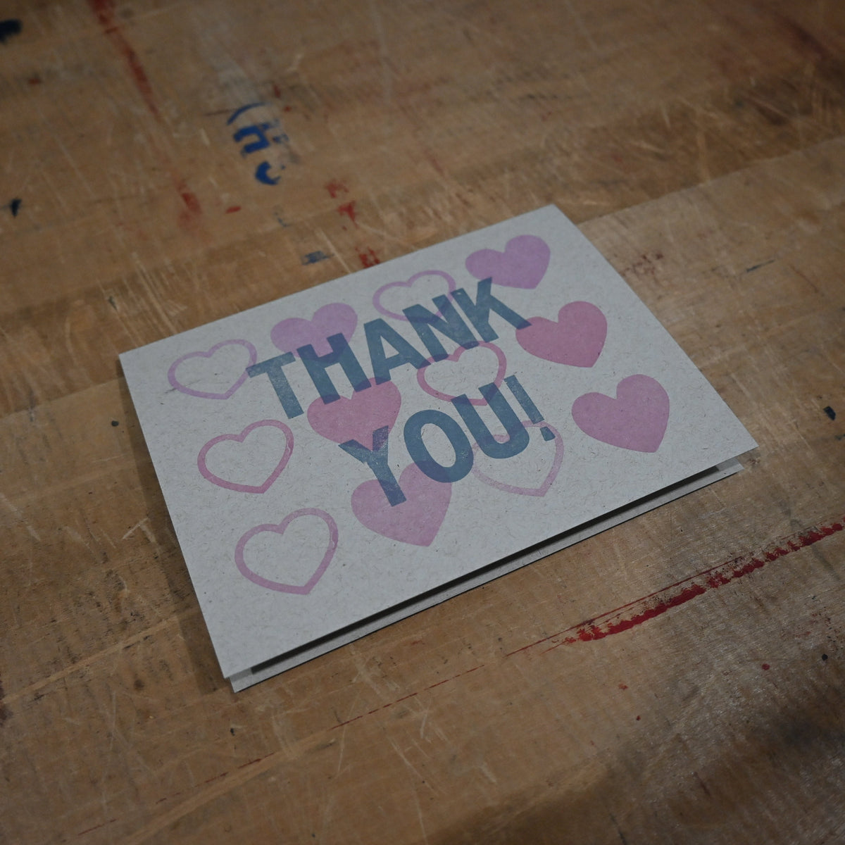 Thank You notecard – Hamilton Wood Type Museum