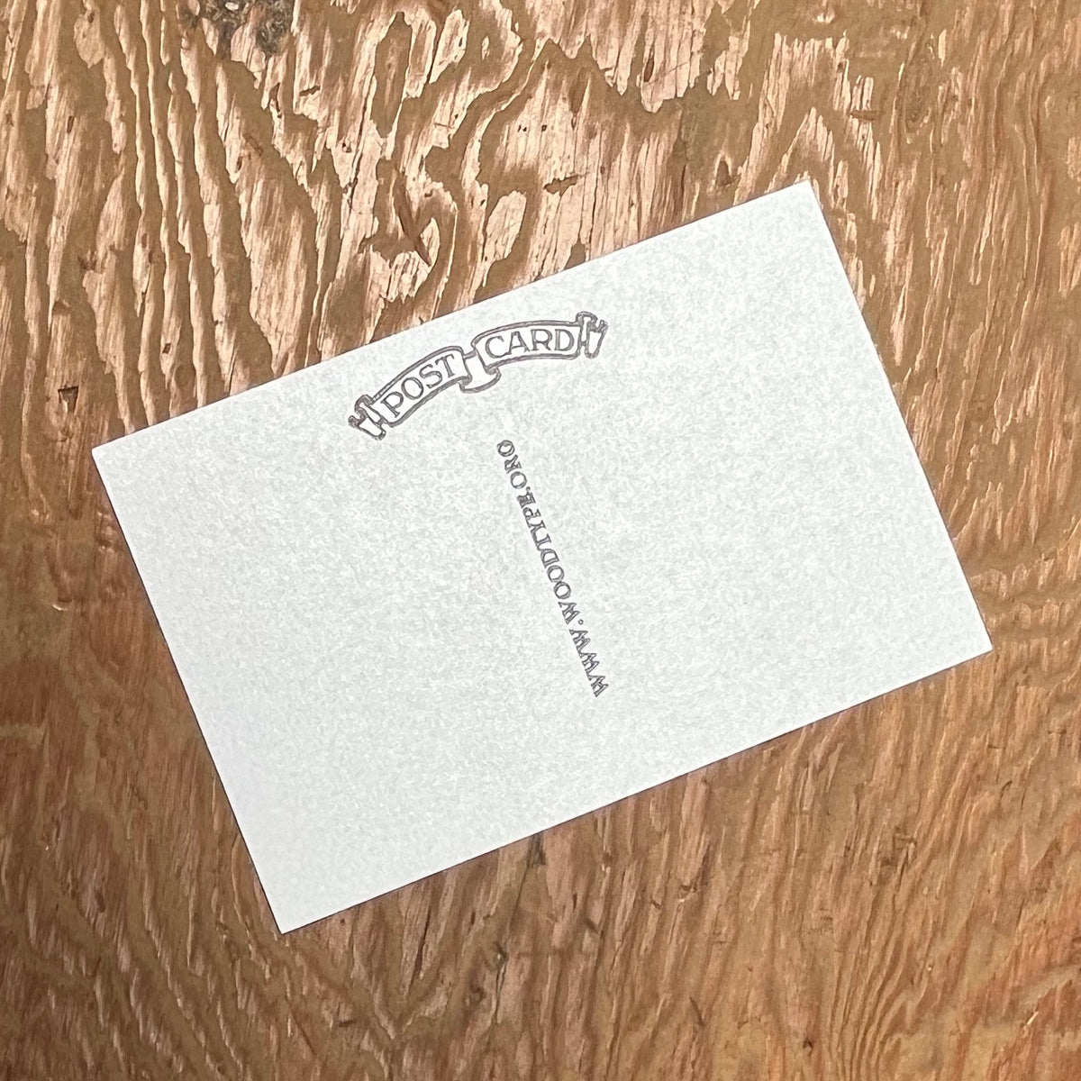 Wren card – Hamilton Wood Type Museum