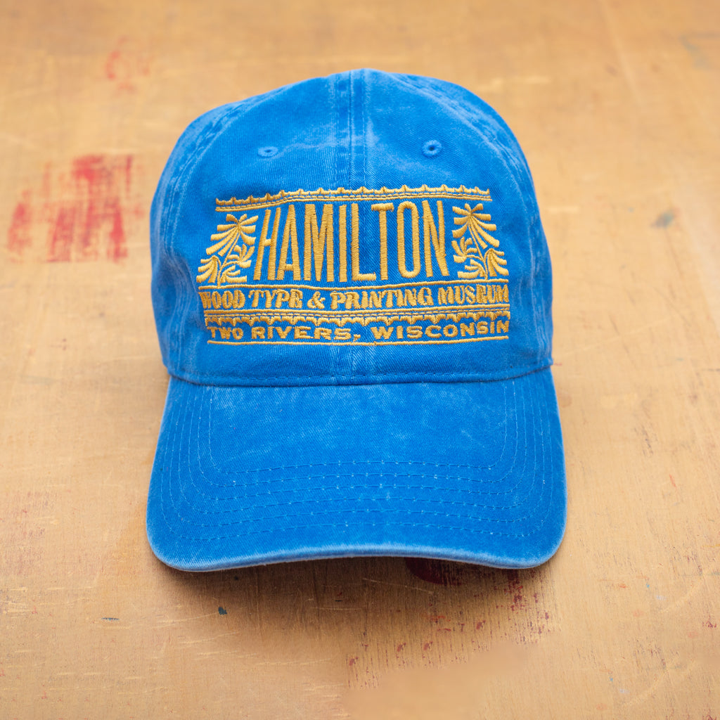 Limited Edition: Royal Blue Dad Cap – Hamilton Wood Type Museum