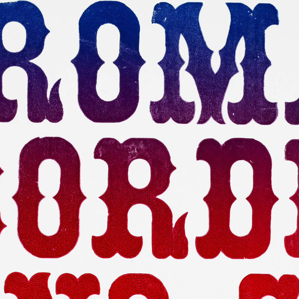 Type Specimen: Wm. H. Page's Chromatic Border – Hamilton Wood Type Museum