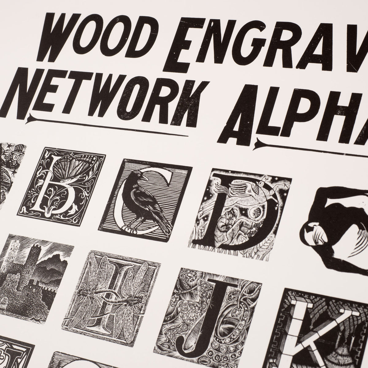Original Print: Wood Engravers' Network Large Alphabet – Hamilton Wood ...