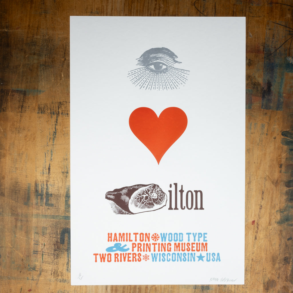 Original Print: I LOVE Hamilton – Hamilton Wood Type Museum