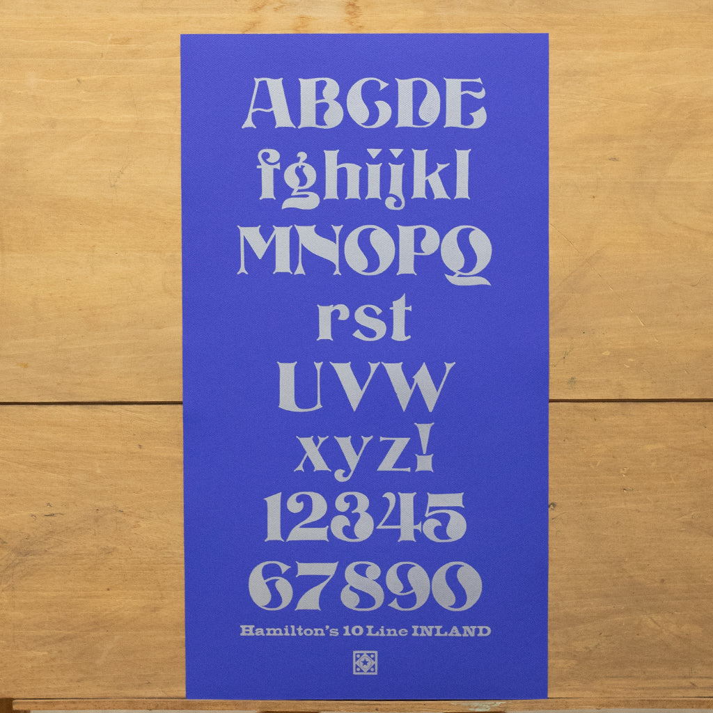 Type Specimen: Inland – Hamilton Wood Type Museum