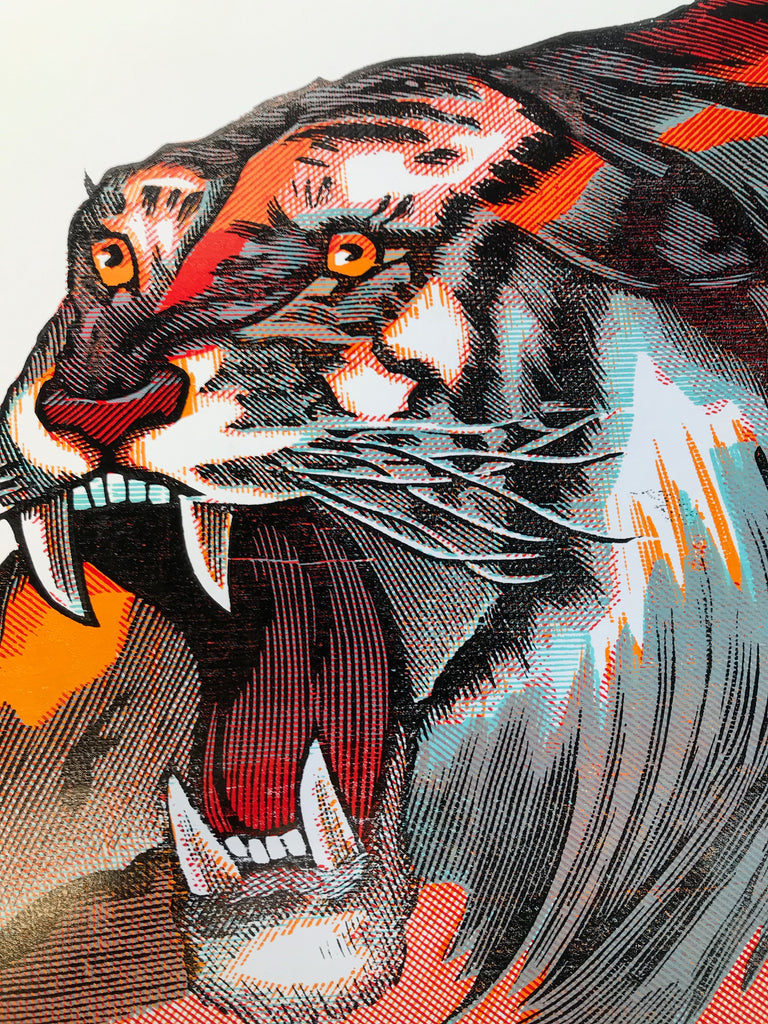 Historic Restrike: Tyger Tyger – Hamilton Wood Type Museum