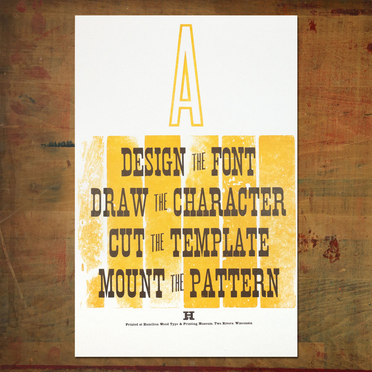 Original Print: Hamilton Stories 2 Design the Font – Hamilton Wood Type ...